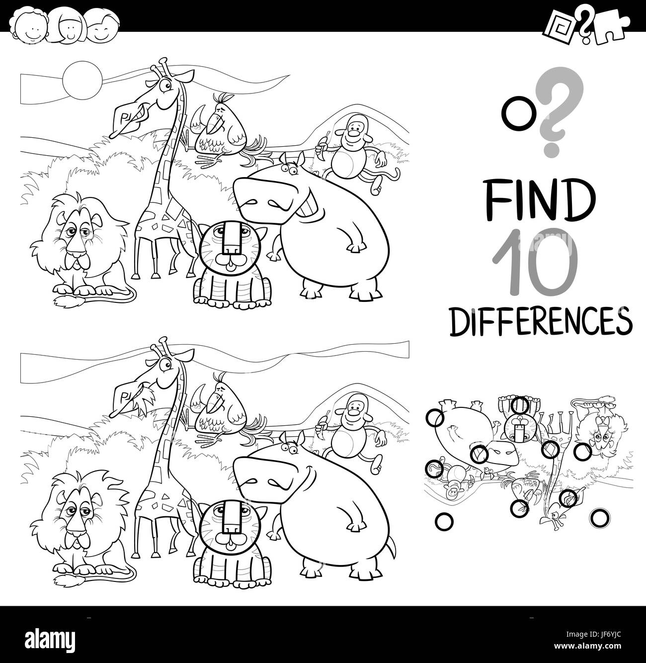 Wild animals differences hi-res stock photography and images - Alamy