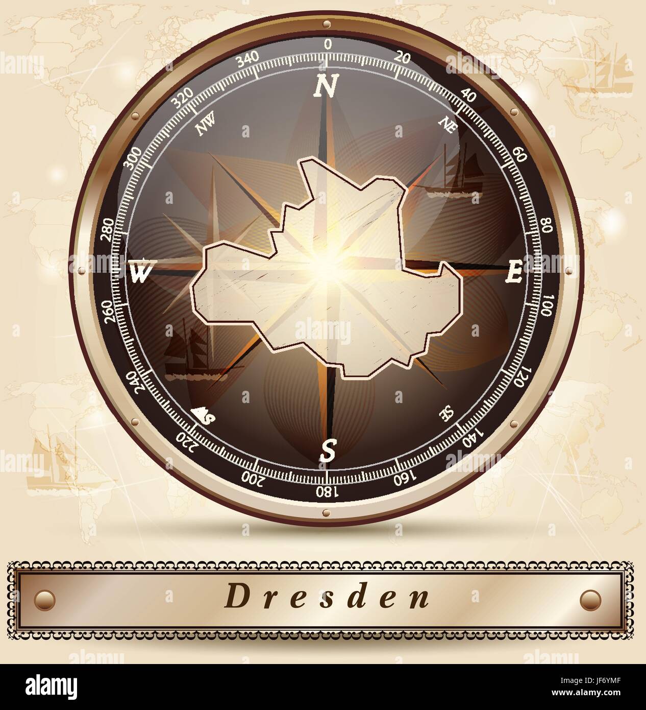 Dresden card Stock Vector Images - Alamy