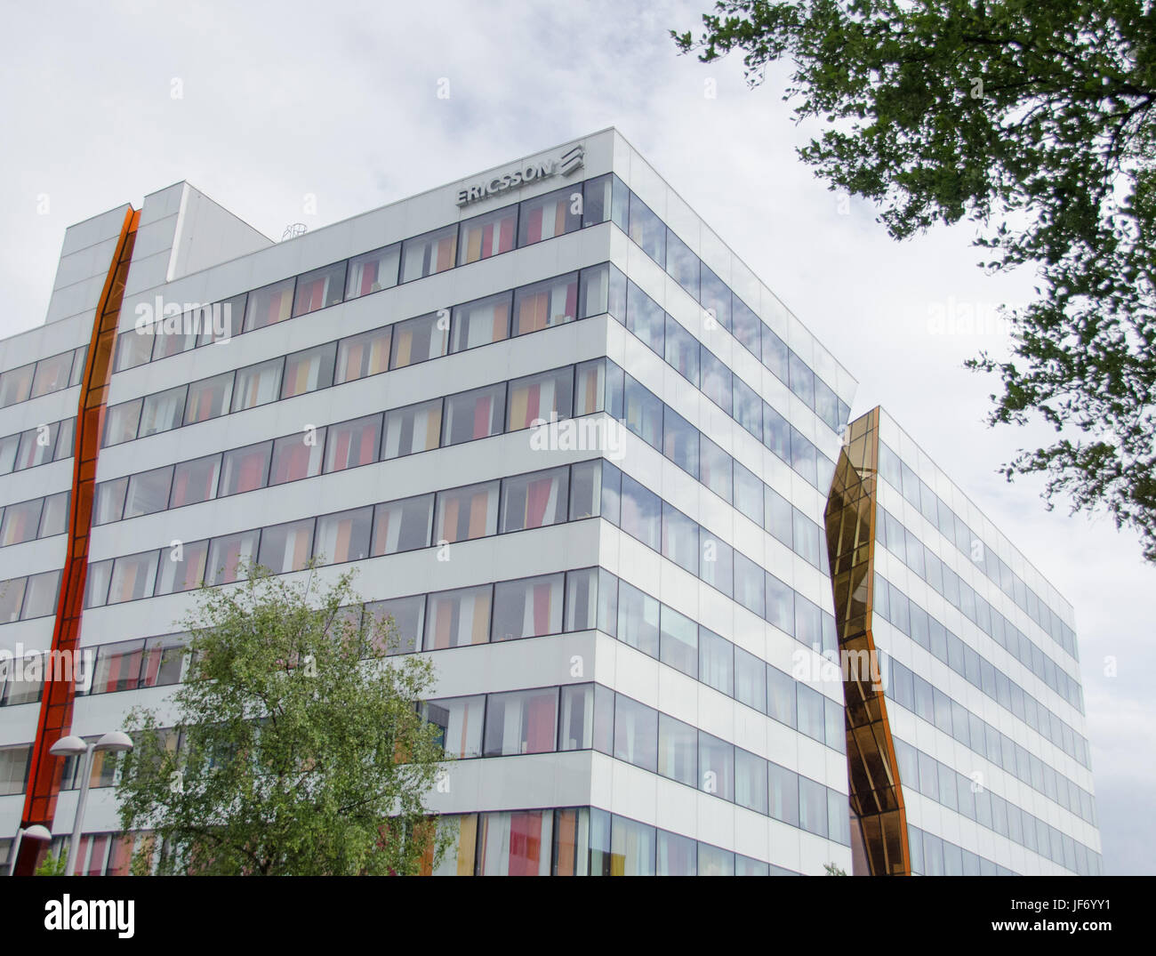 Stockholm, Sweden - June 11 2017. A view of one of the buildings used ...