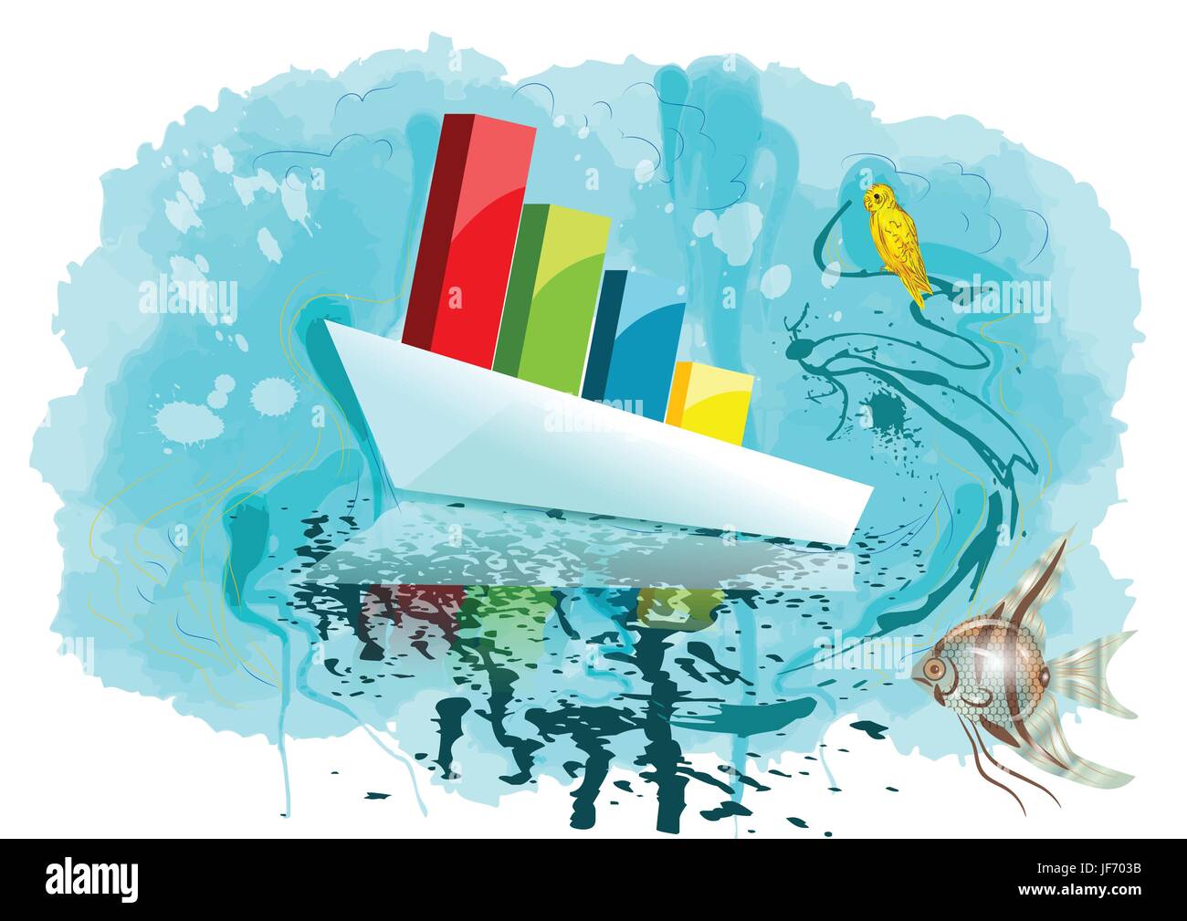Fish graph Stock Vector Images - Alamy