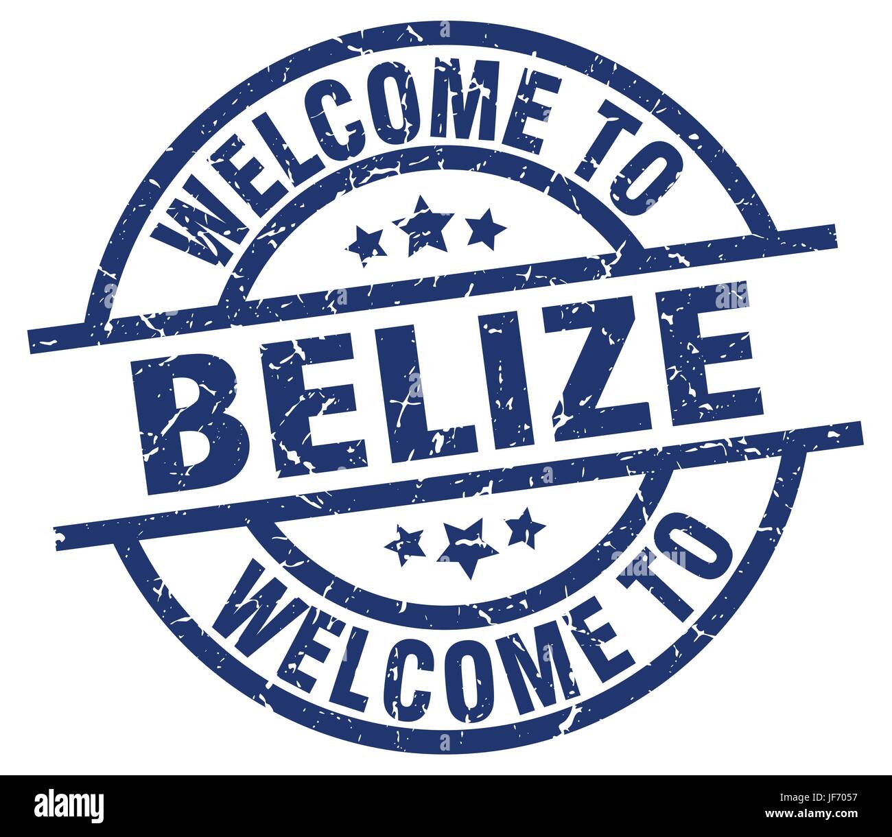 welcome to Belize blue stamp Stock Vector Image & Art - Alamy