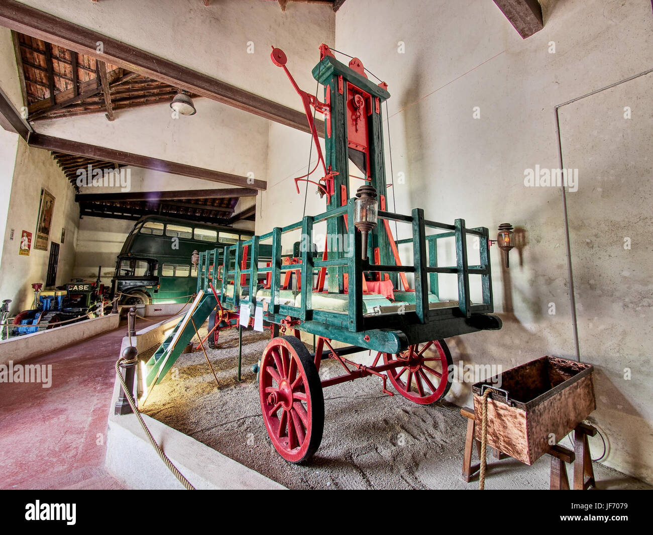 1794 mobile guillotine, an early example of a portable execution device ...