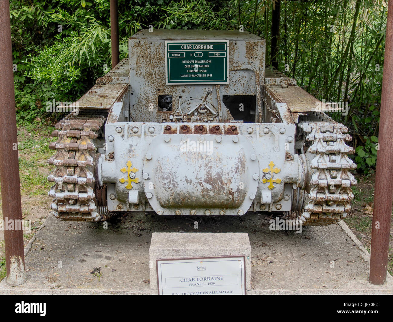 The 1939 Char Lorraine, displayed at the Musée Maurice Dufresne, a ...
