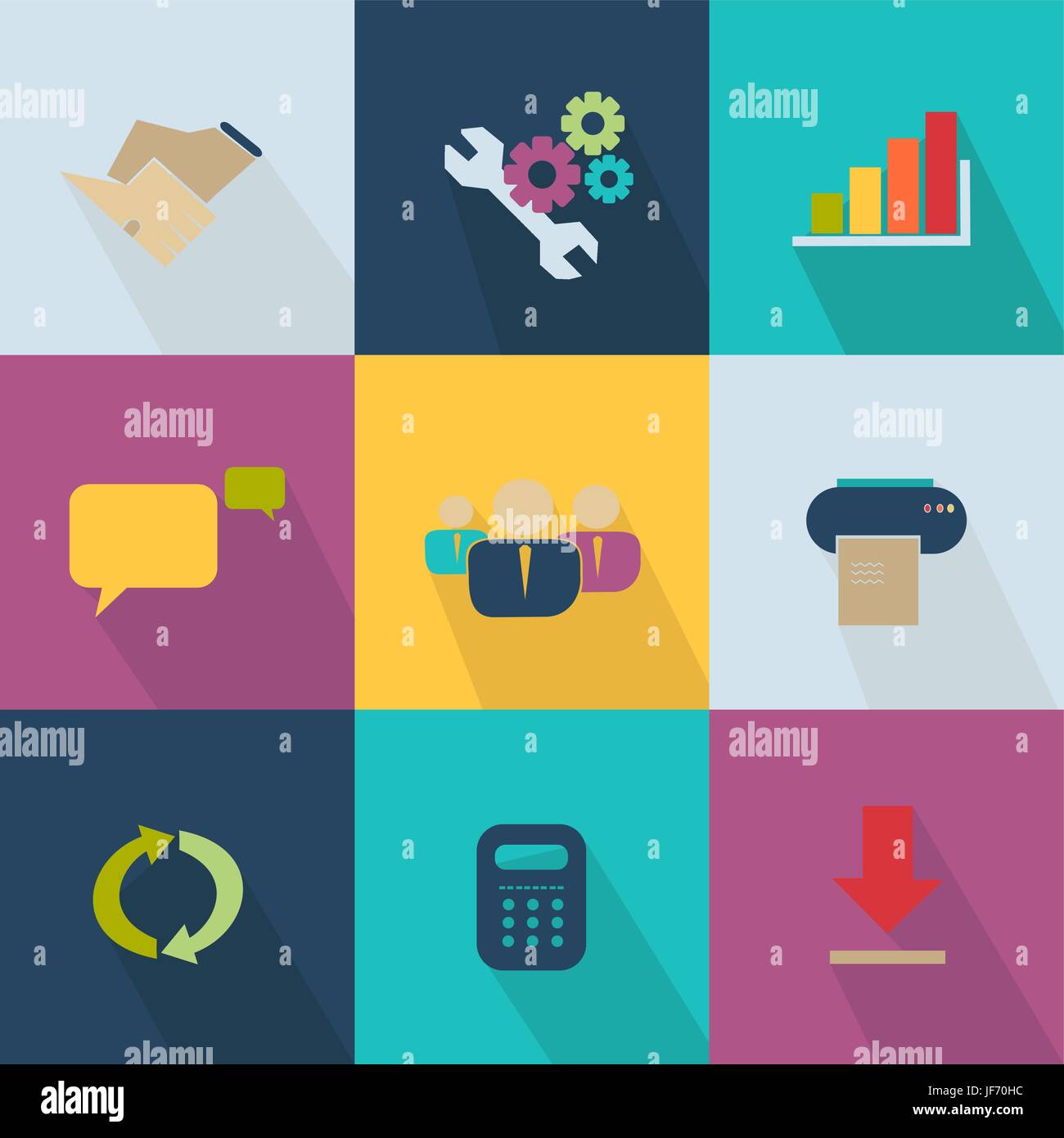 Colorful happening Stock Vector Images - Alamy