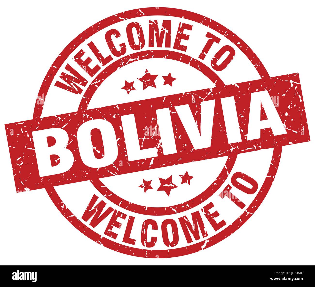 welcome to Bolivia red stamp Stock Vector Image & Art - Alamy