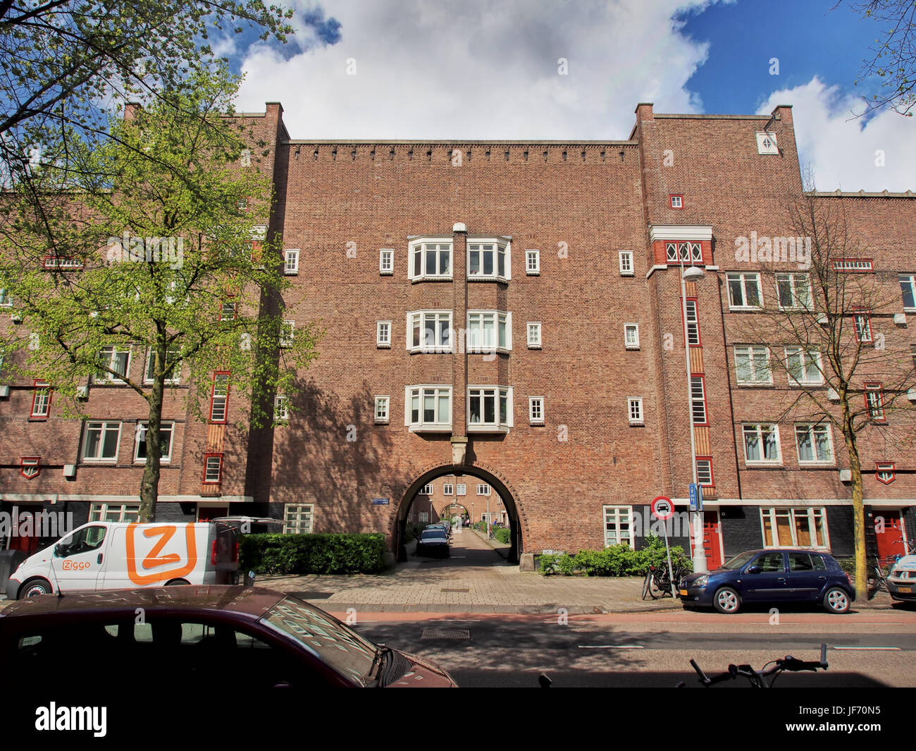A photo of the intersection of Olympiaweg and Theseusstraat, featuring ...