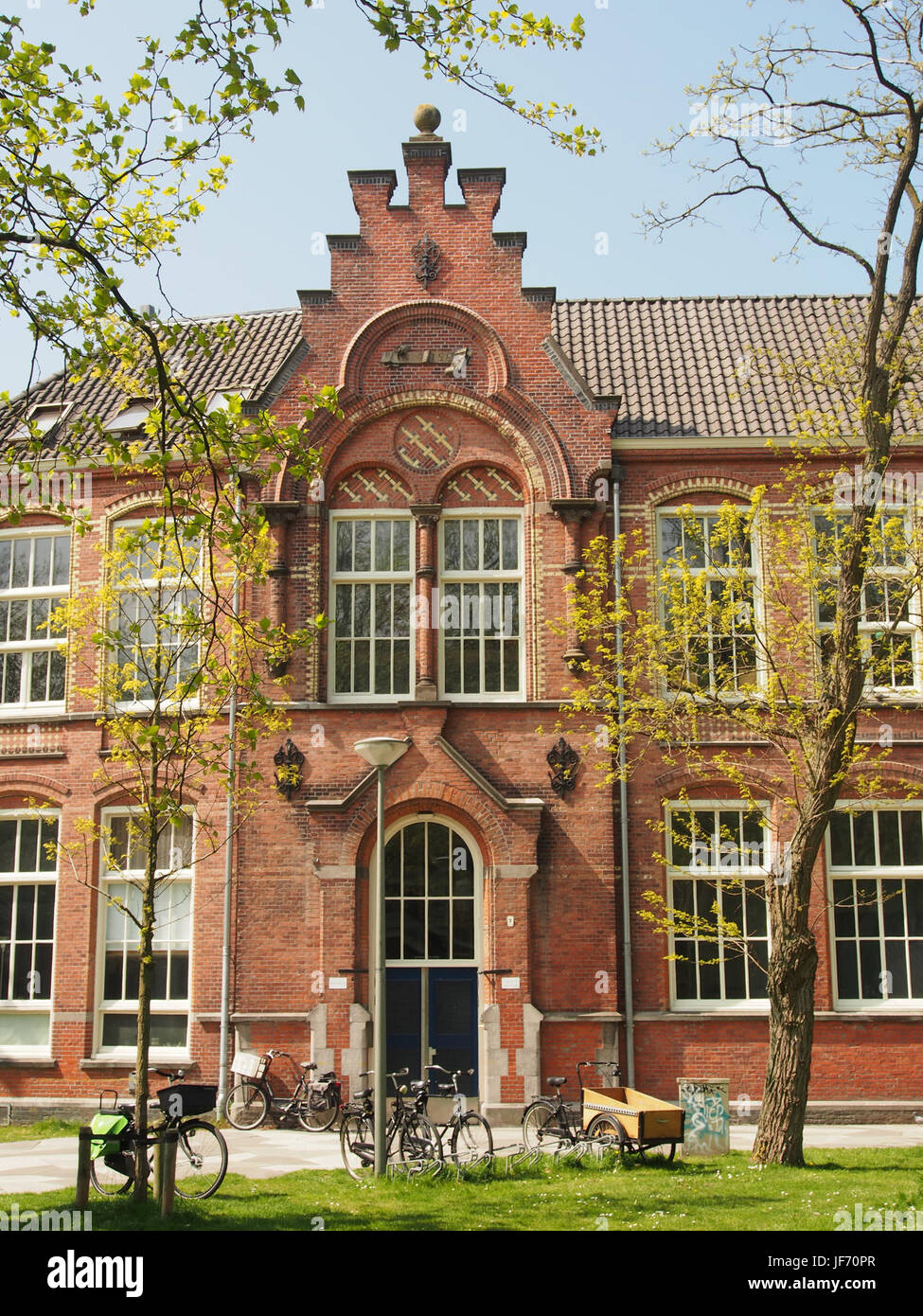 Historic school building in the Netherlands, showcasing architectural ...