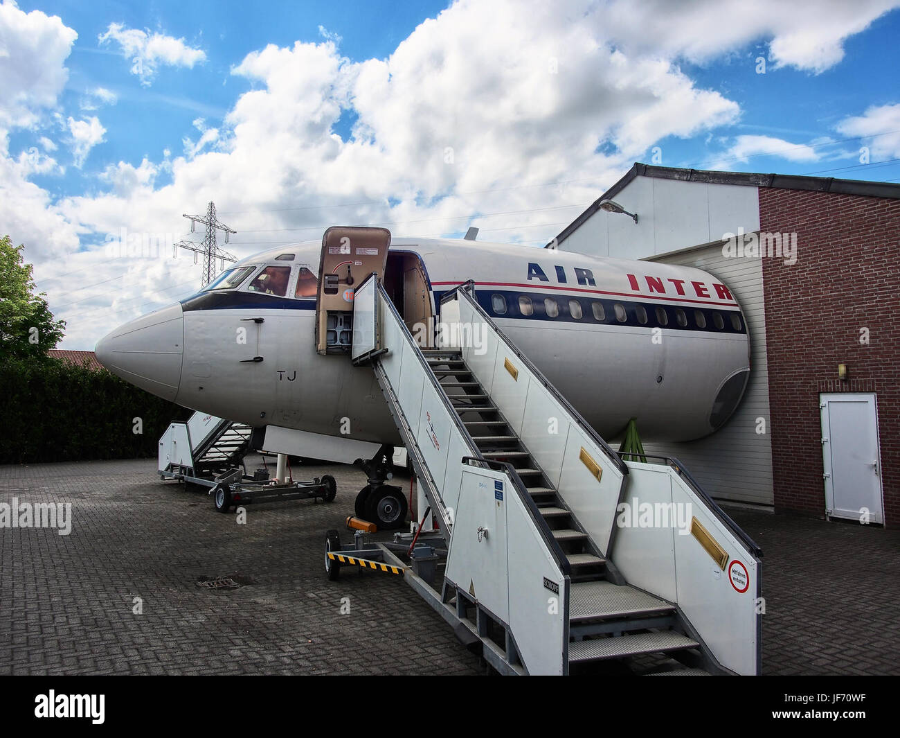 The F-BTTJ Dassault Mercure 100, a French regional airliner, operated ...