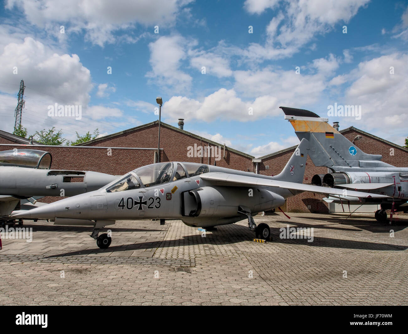 The Alphajet Luftwaffe 40+23 is a German military jet aircraft, part of ...