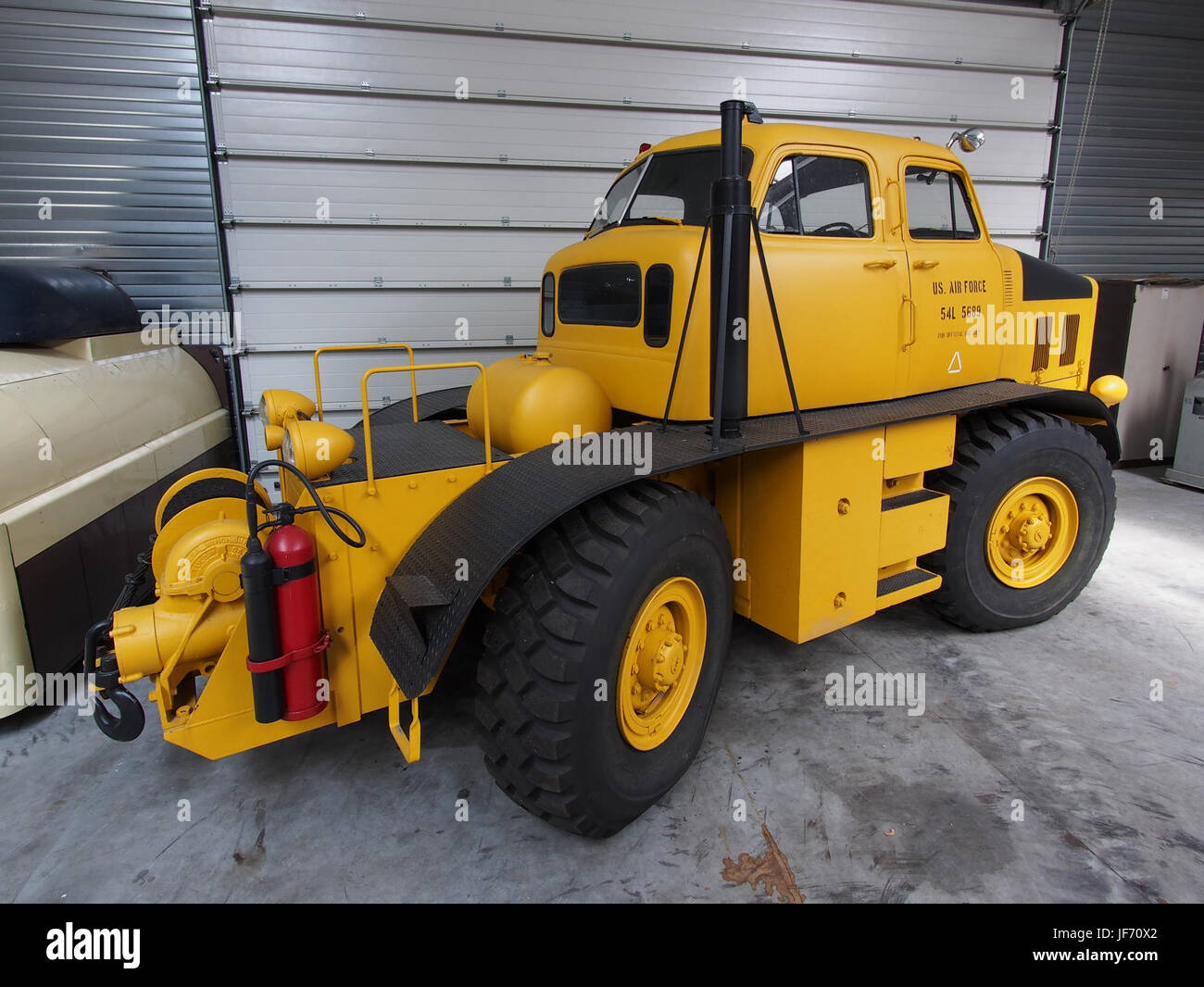 The Federal US Air Force 54L 5689 aircraft tractor, used by the United ...