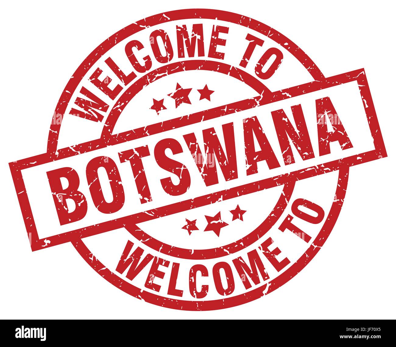 welcome to Botswana red stamp Stock Vector Image & Art - Alamy