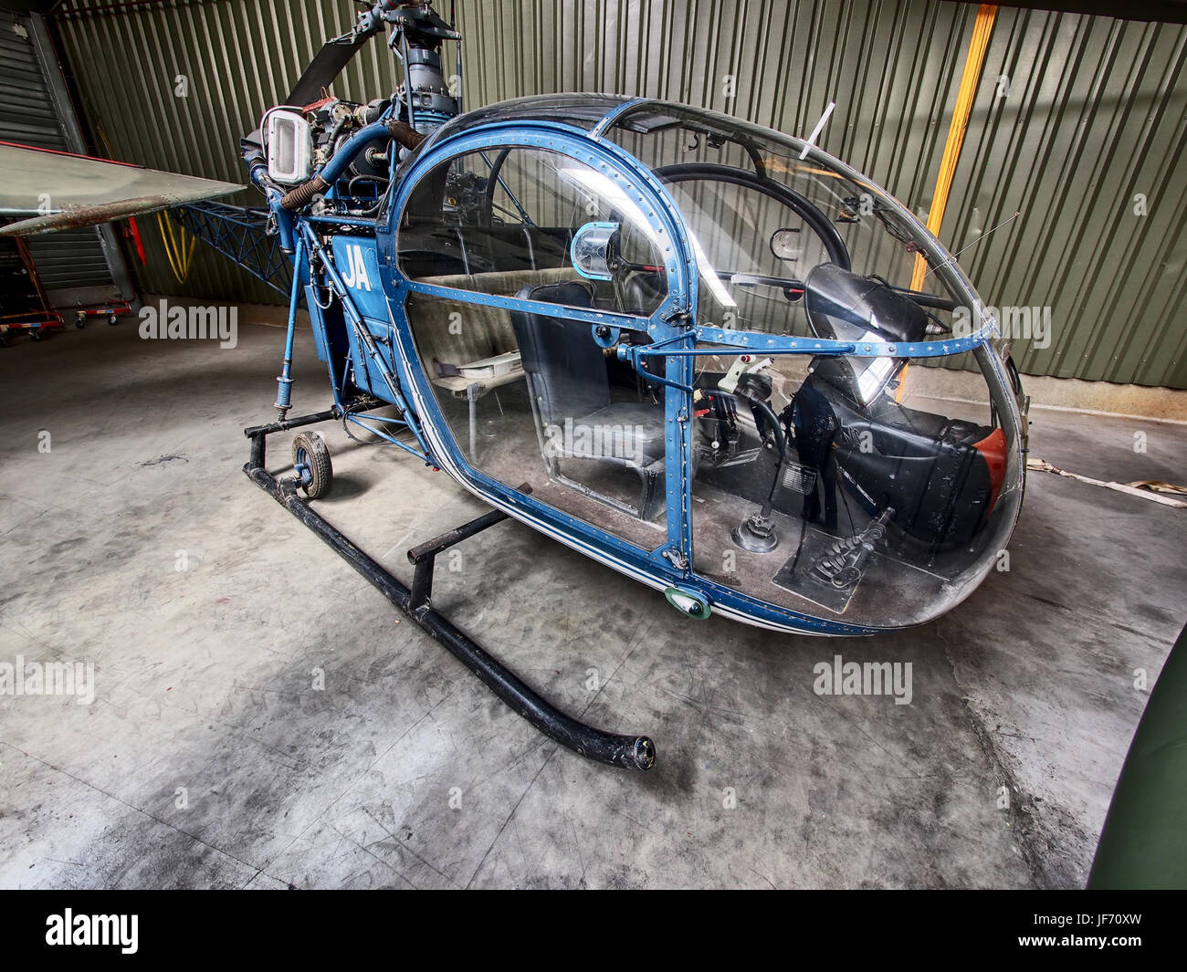 The Aérospatiale Alouette II is a lightweight French helicopter used ...