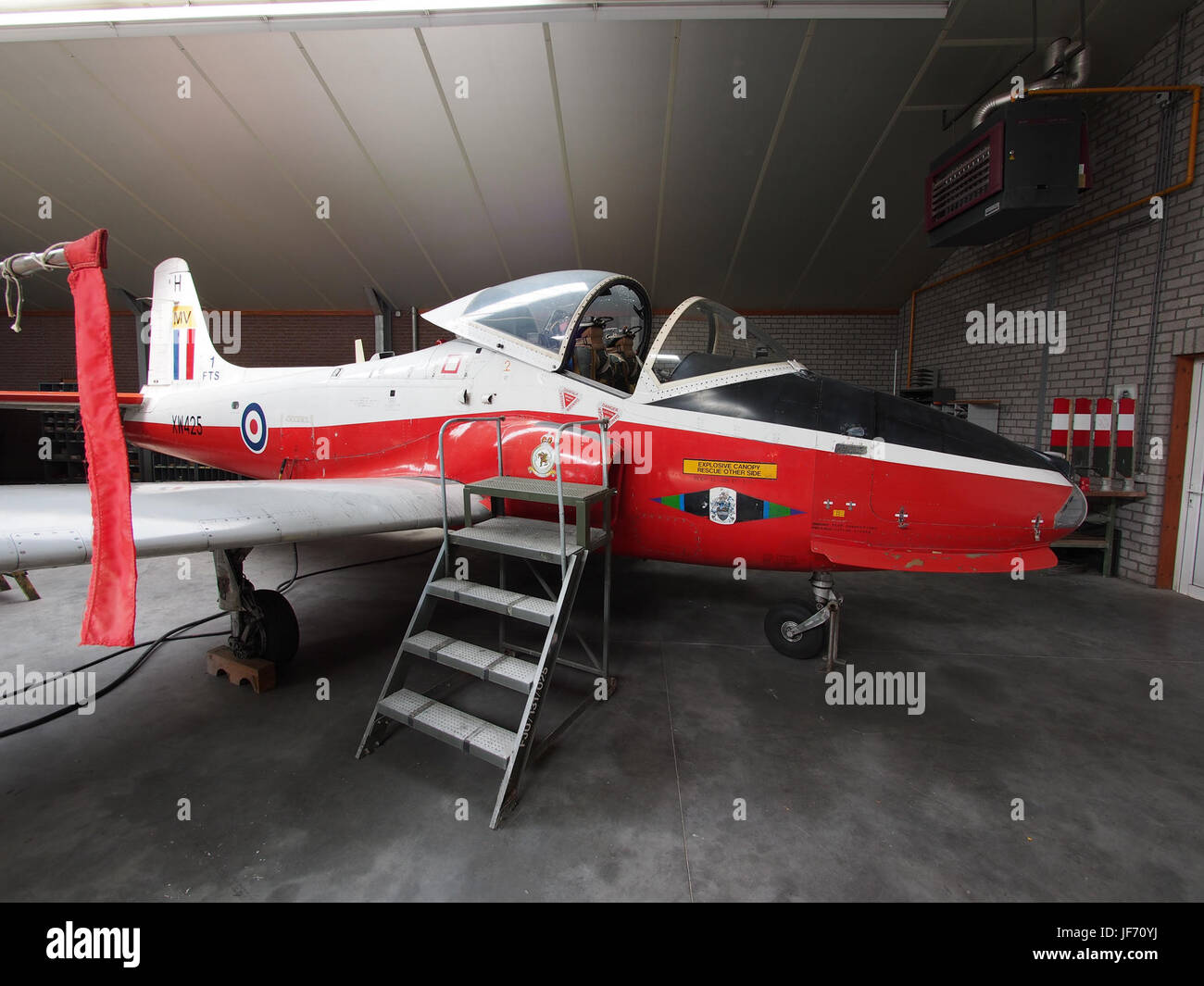 1972 BAC 84 Jet Provost T5A XW425, a British military jet trainer ...