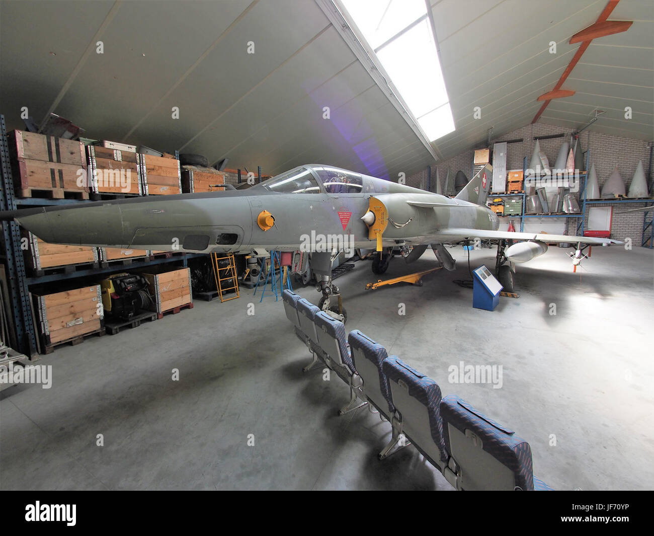 The Mirage III R-2107, a fighter jet used by the Swiss Air Force, known ...