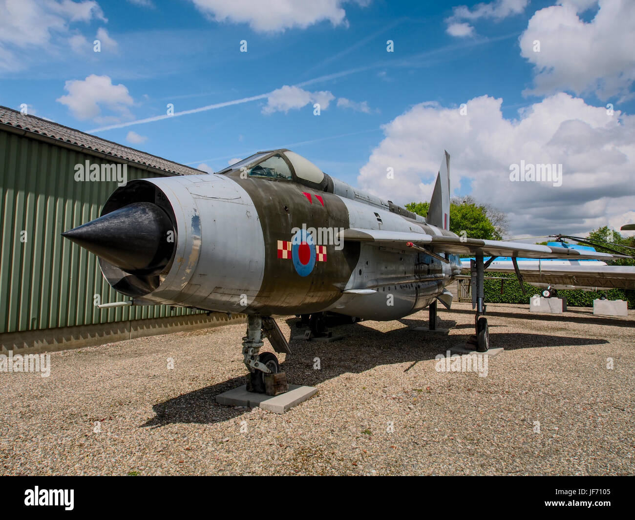 The English Electric Lightning is a twin-engine supersonic jet ...