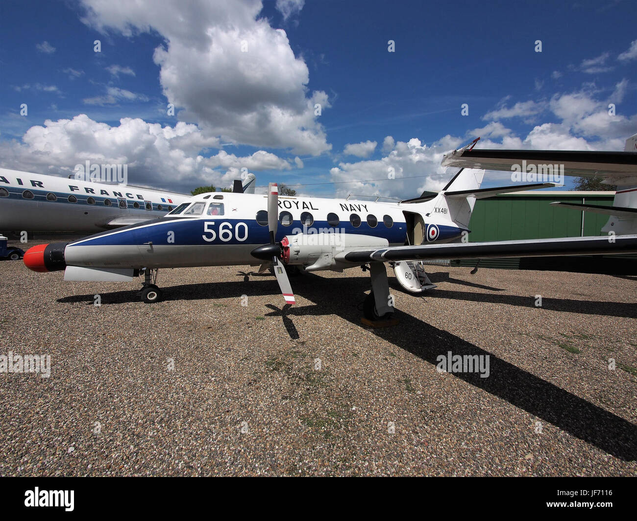 The Jetstream T2 XX481, operated by the Royal Navy, is a turboprop ...