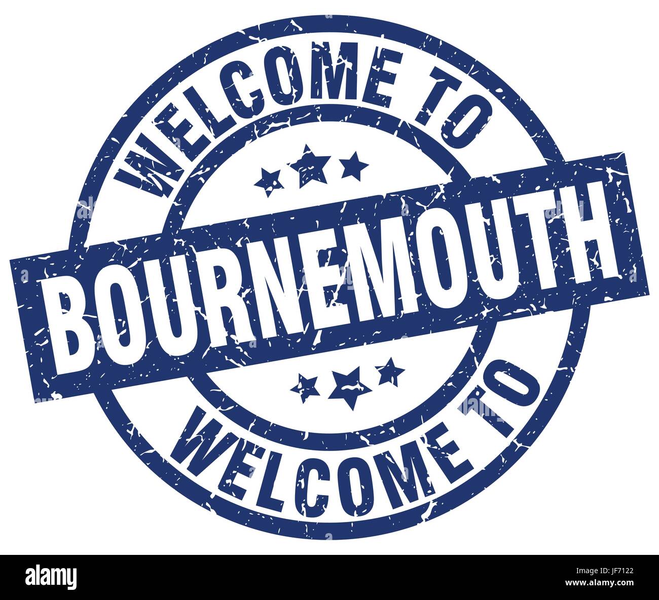 welcome to Bournemouth blue stamp Stock Vector Image & Art - Alamy