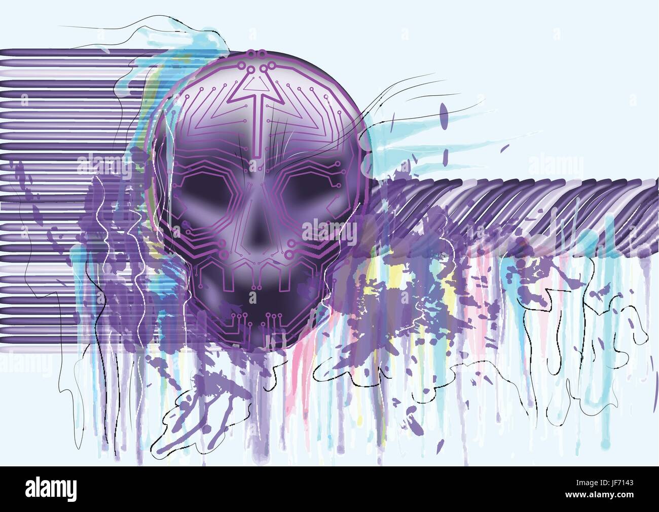 Computer risk model Stock Vector Images - Alamy