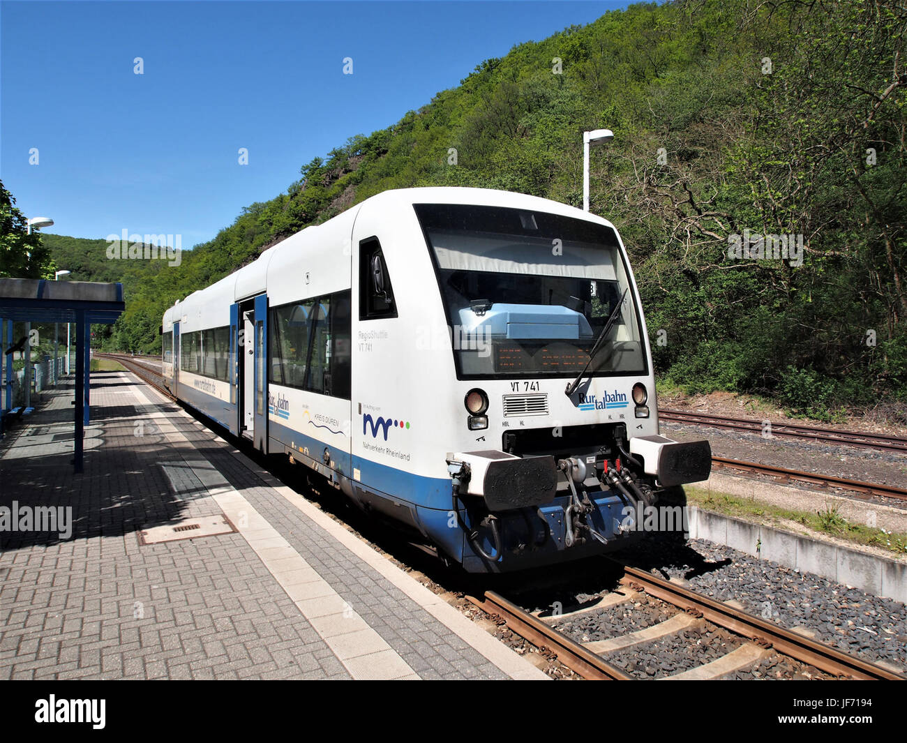 Rurtalbahn RegioShuttle VT741, a diesel multiple unit (DMU) train ...