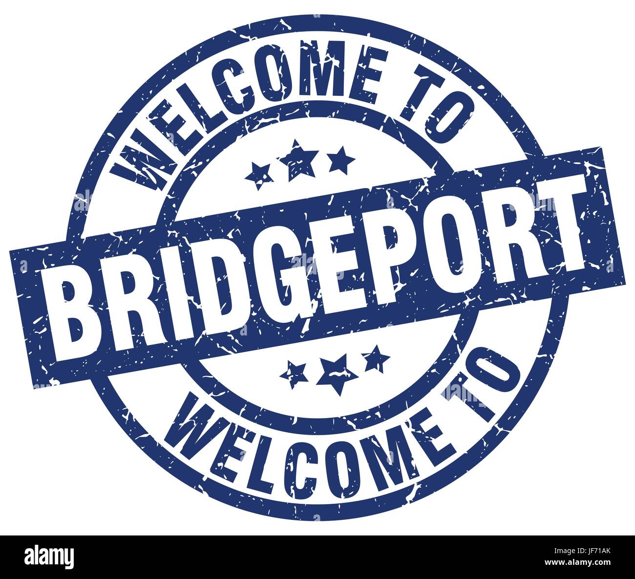 welcome to Bridgeport blue stamp Stock Vector Image & Art - Alamy