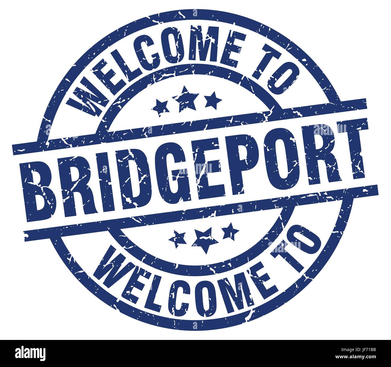 welcome to Bridgeport blue stamp Stock Vector Image & Art - Alamy