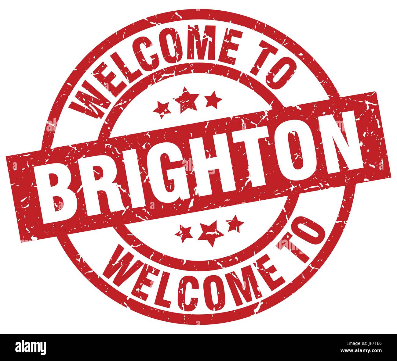 welcome to Brighton red stamp Stock Vector Image & Art - Alamy