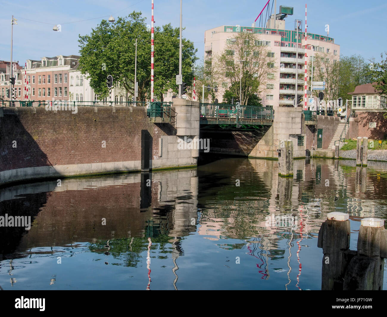 Bridge 151, Willemsbrug, an important bridge in Rotterdam, Netherlands ...