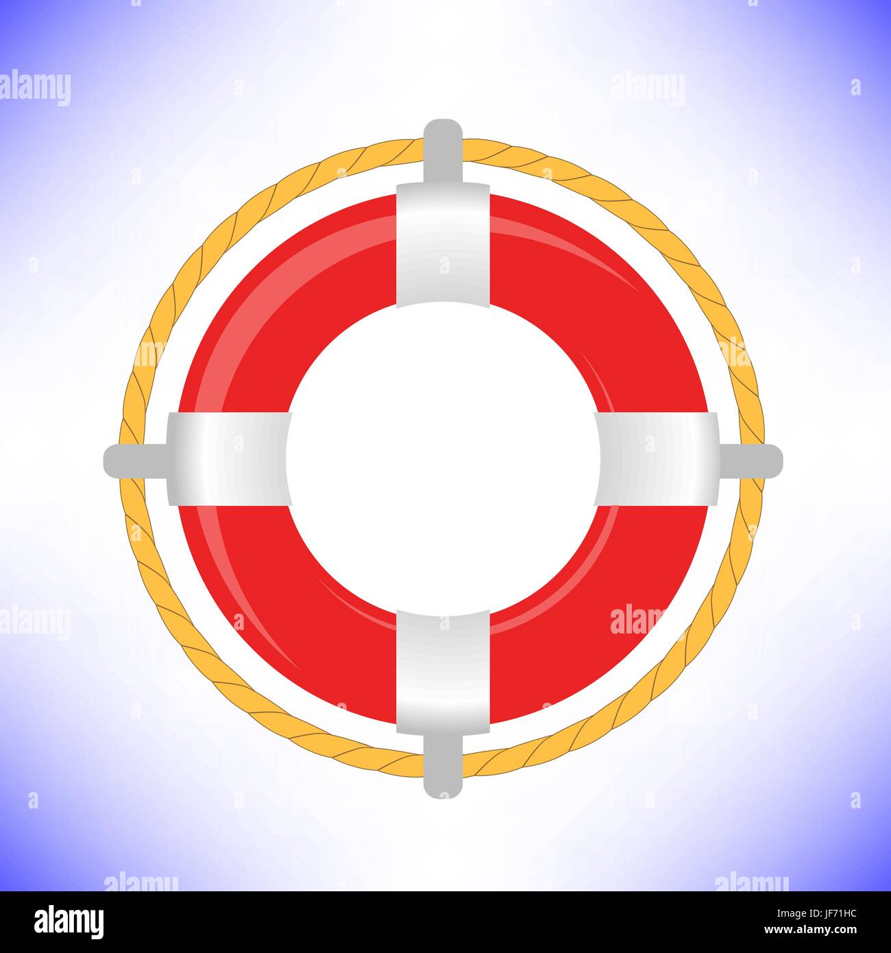 Lifeguard buoy on beach Stock Vector Images - Alamy