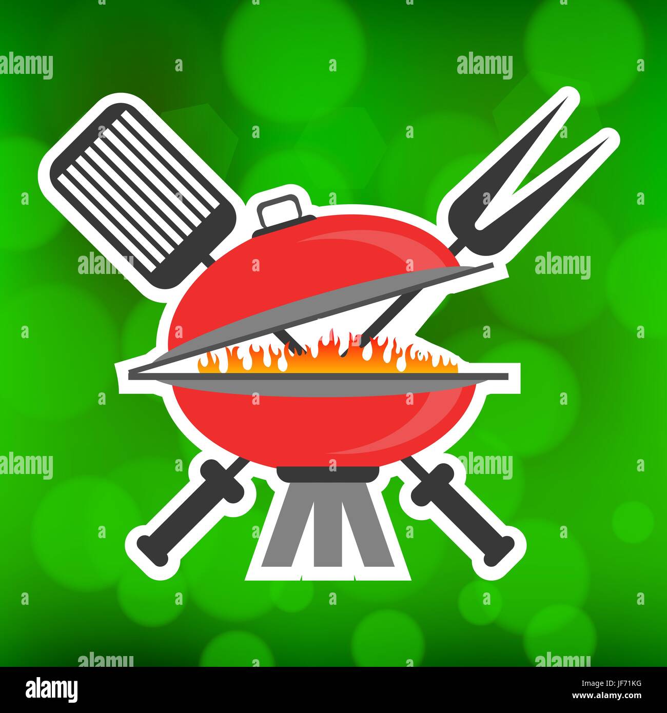 Seal on bright red Stock Vector Images - Alamy