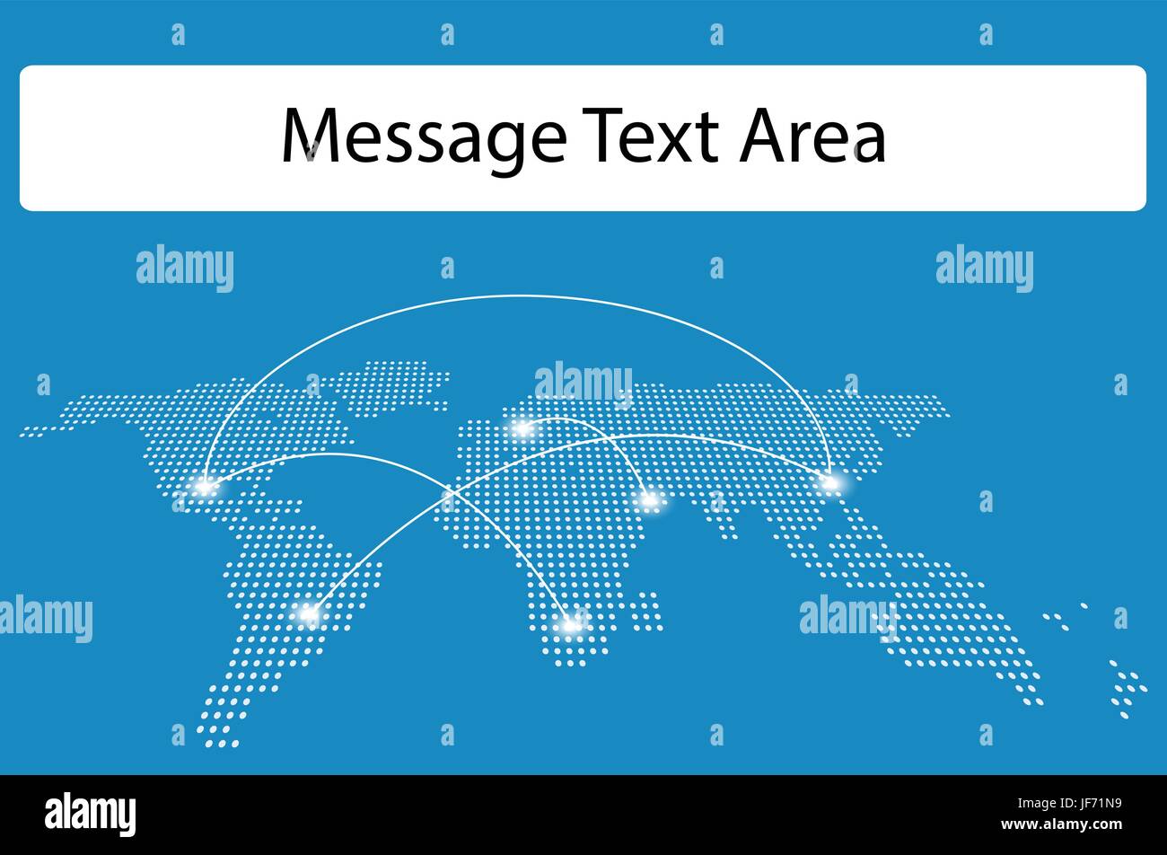 map of world with with Dot Pattern Stock Vector Image & Art - Alamy