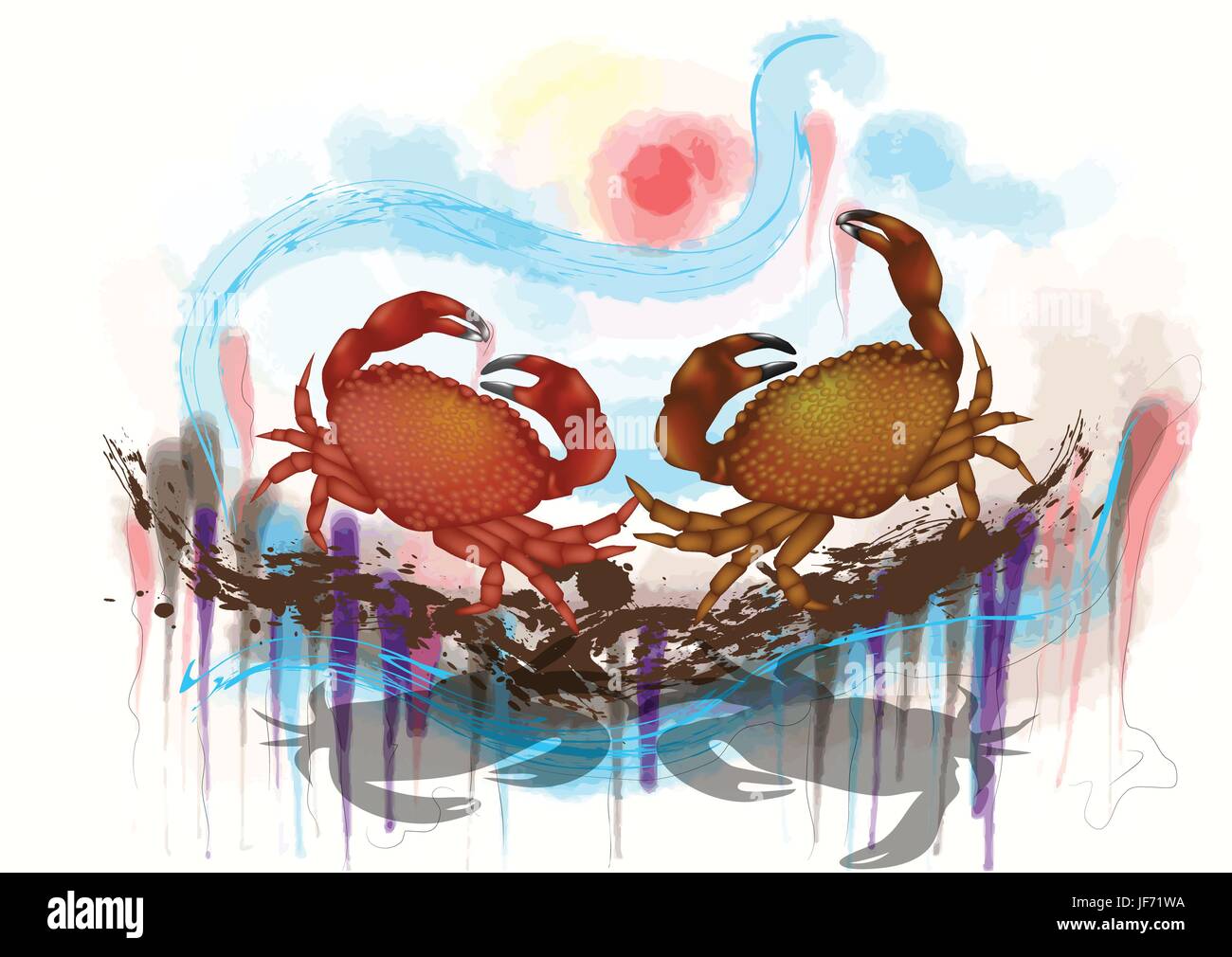Dancing crabs hi-res stock photography and images - Alamy