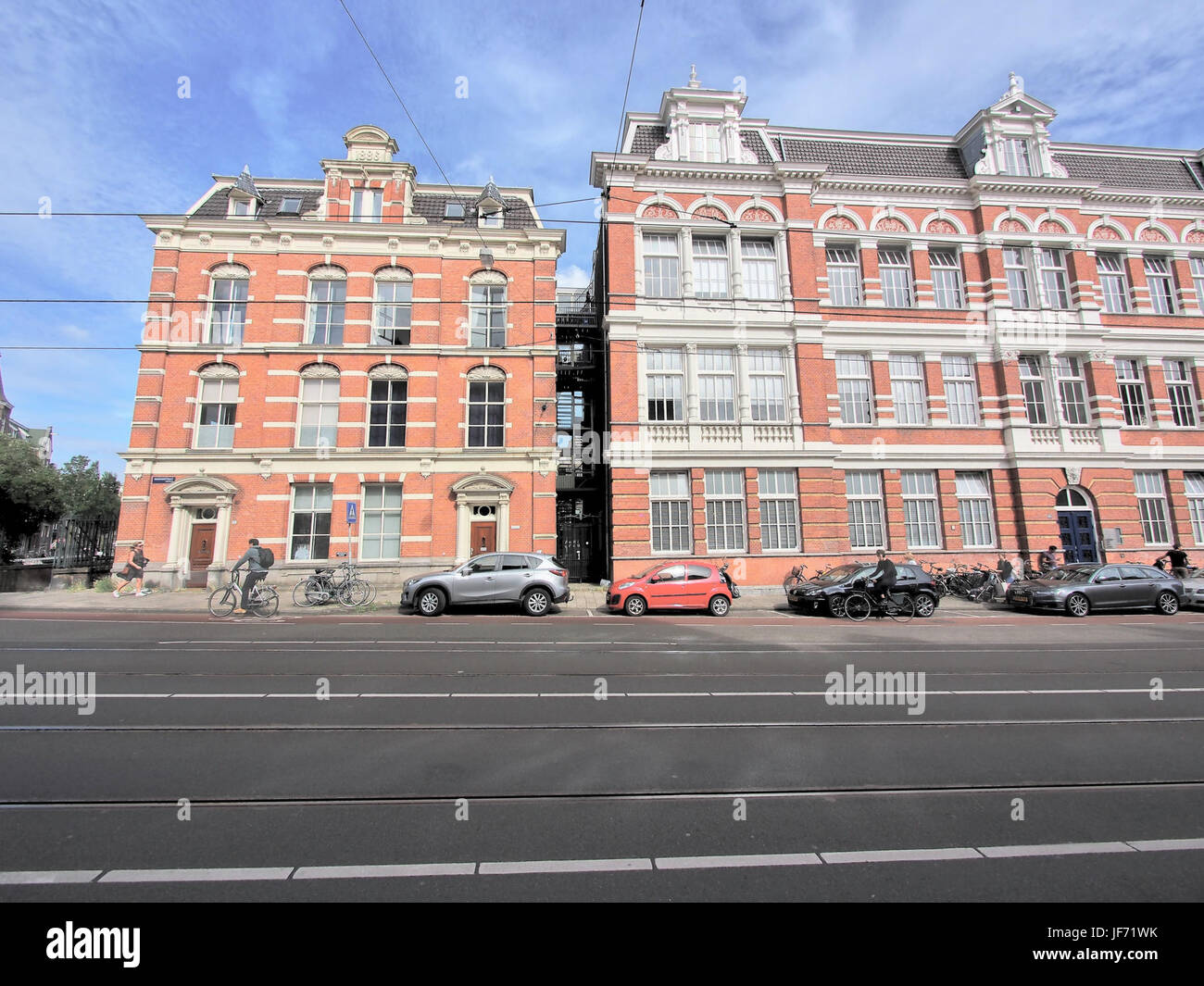 Marnixstraat, a street in Amsterdam known for its historic buildings ...