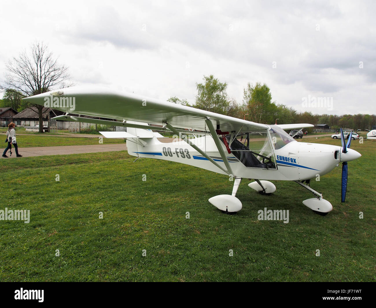OO-F93, an aircraft seen at Brasschaat, Belgium, possibly a civilian or ...