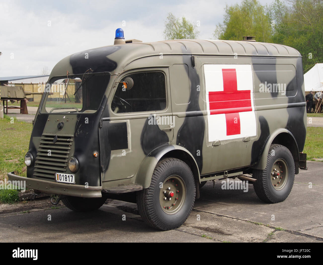 The Renault R2087 Military Ambulance, displayed at Erfgoeddag 2017 at ...