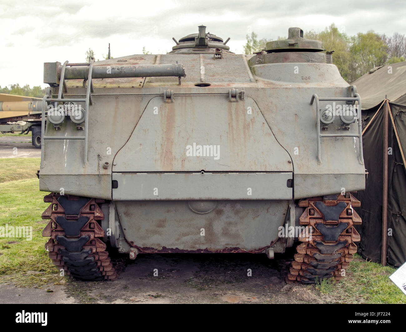 The M75 Armored Personnel Carrier (APC) is on display at the Gunfire ...