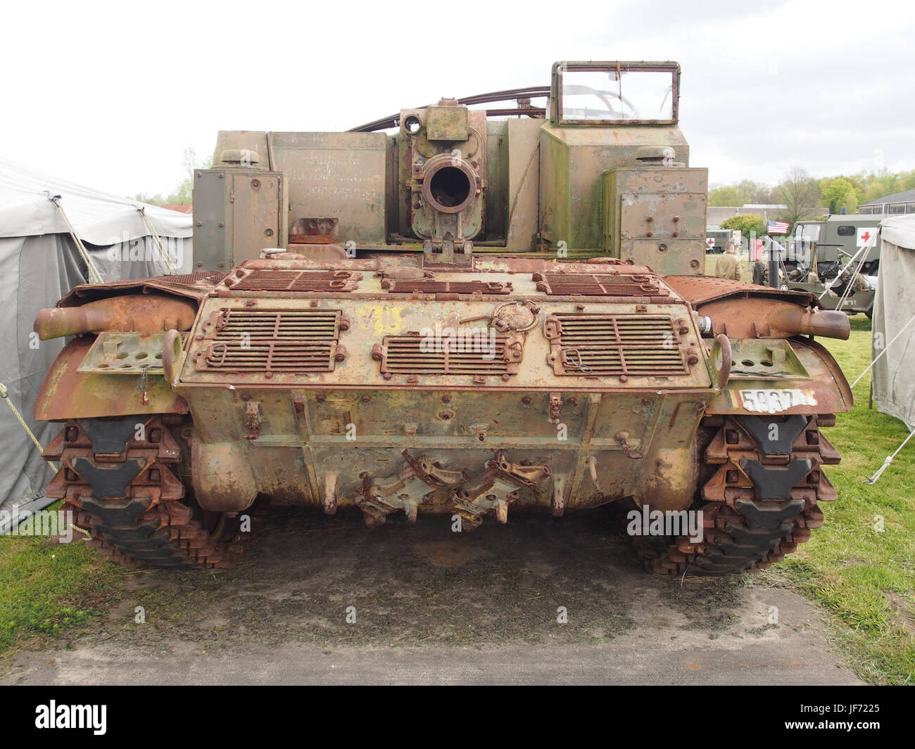 The SP M44 155mm howitzer at the Gunfire Museum in Brasschaat is a self ...