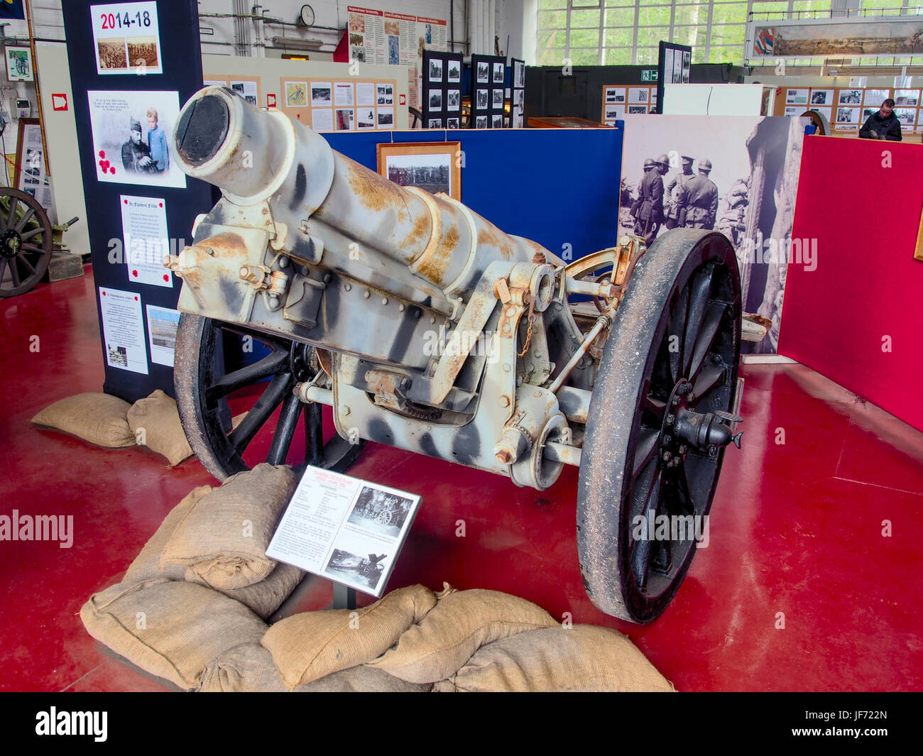 Gunfire museum Brasschaat Stock Photo - Alamy