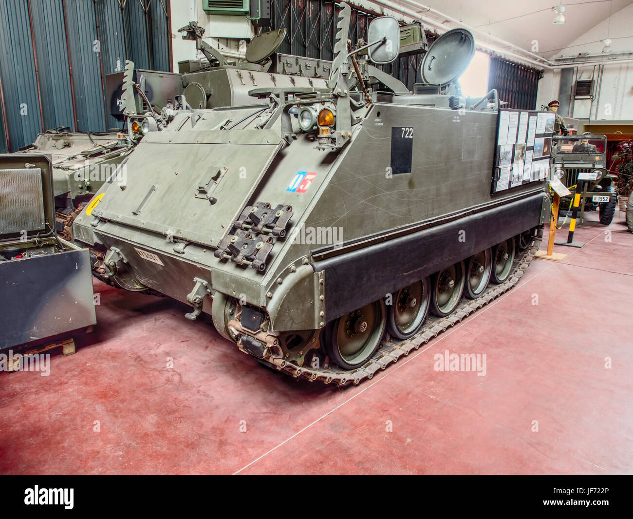 The M113 Command Post vehicle, displayed at the Gunfire ...