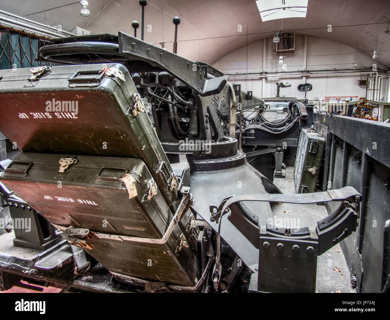 The M752 self-propelled launcher, located at the Gunfire ...