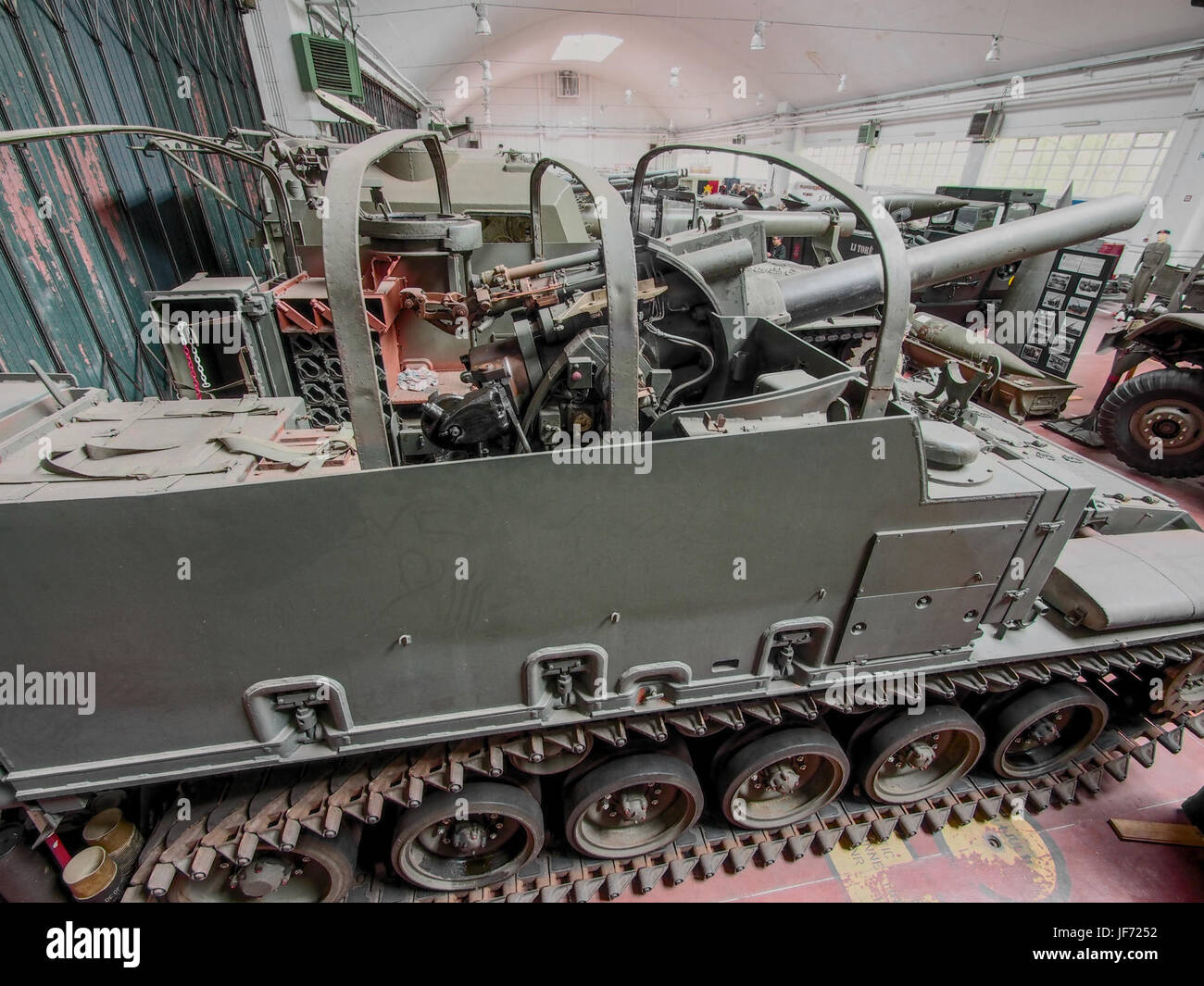 The M44 155mm Self-Propelled Howitzer, a powerful artillery piece ...