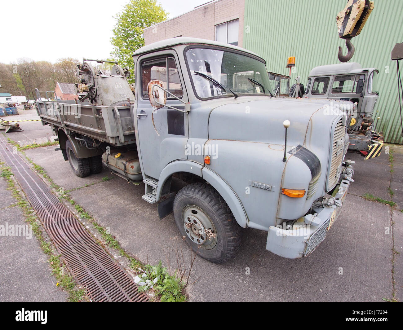 The MAN Diesel 11 136 engine, displayed at the Gunfire Artilleriemuseum ...