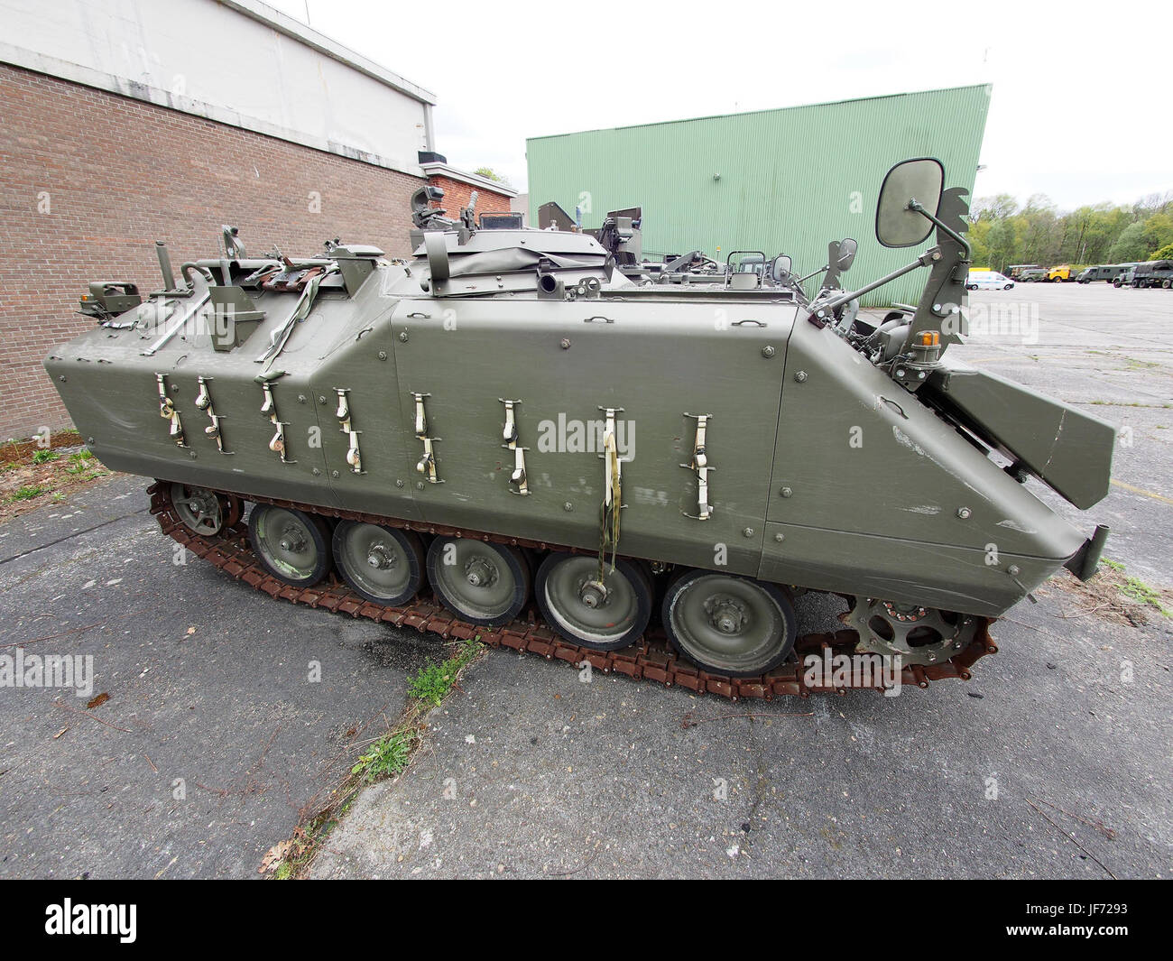 The YPR-765 is an amphibious armored vehicle used by the Belgian Army ...