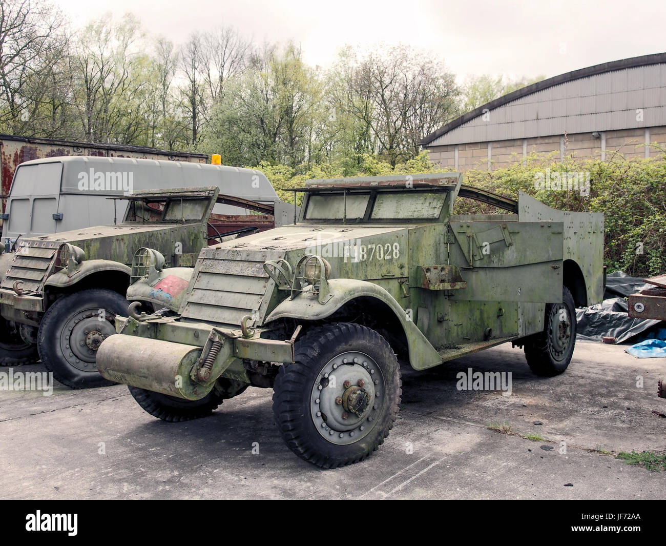 The G-67 4x4 White M3A1 Scout is a military vehicle used during WWII ...