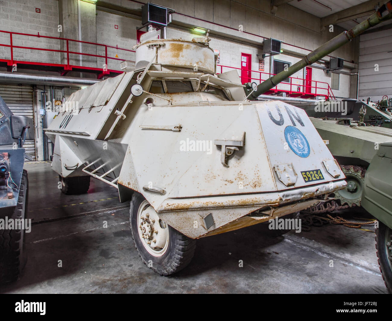 United Nations armored truck number UN 59264, part of the Gunfire ...