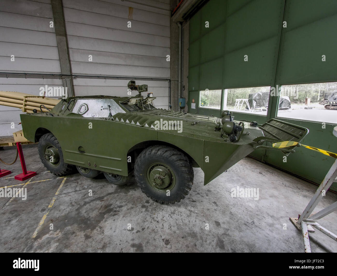 The Russian amphibian vehicle on display at the Gunfire Museum in ...
