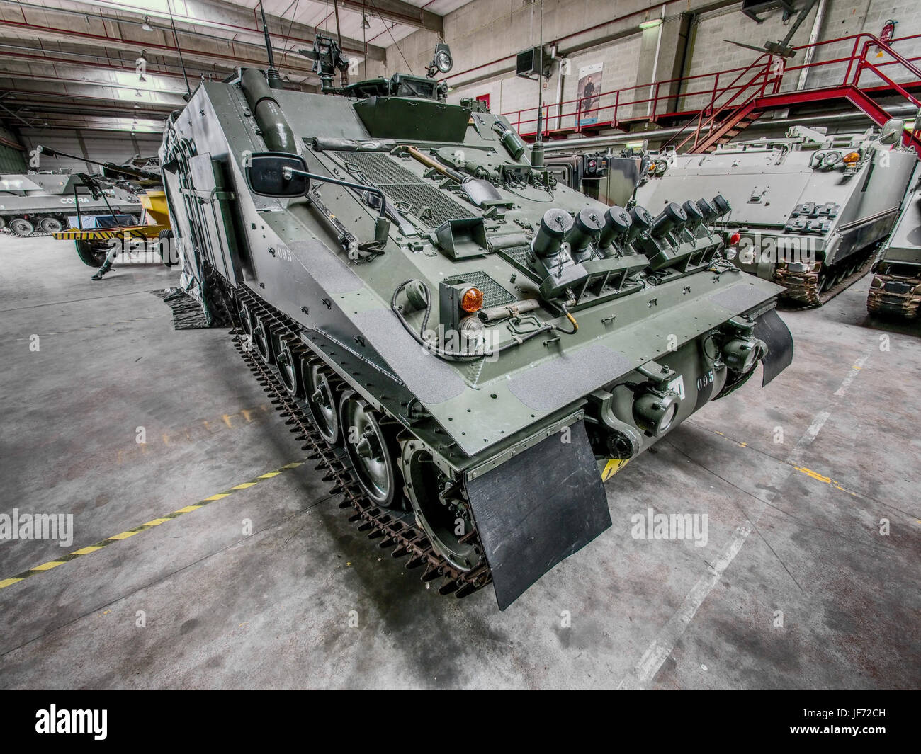 The CVRT Sultan, displayed at the Gunfire Artillery Museum in ...