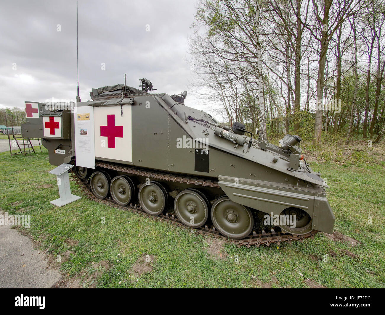 CVRT Samaritan ambulance from the Belgian Army, displayed during ...