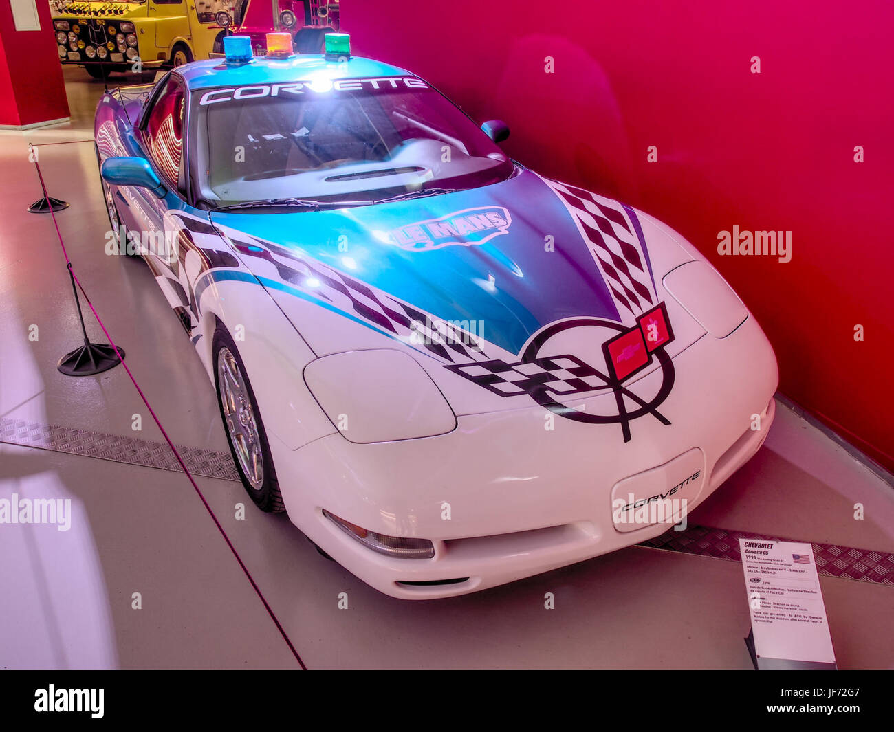 The 1999 Chevrolet Corvette C5, equipped with a 5.7L V8 engine ...
