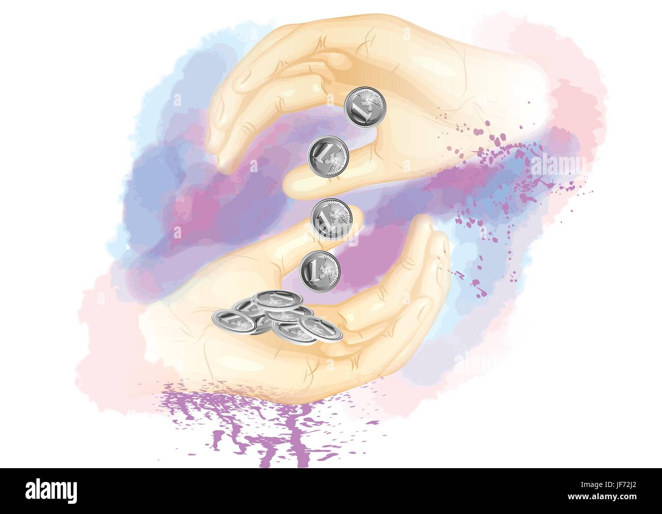 money and hand Stock Vector Image & Art - Alamy