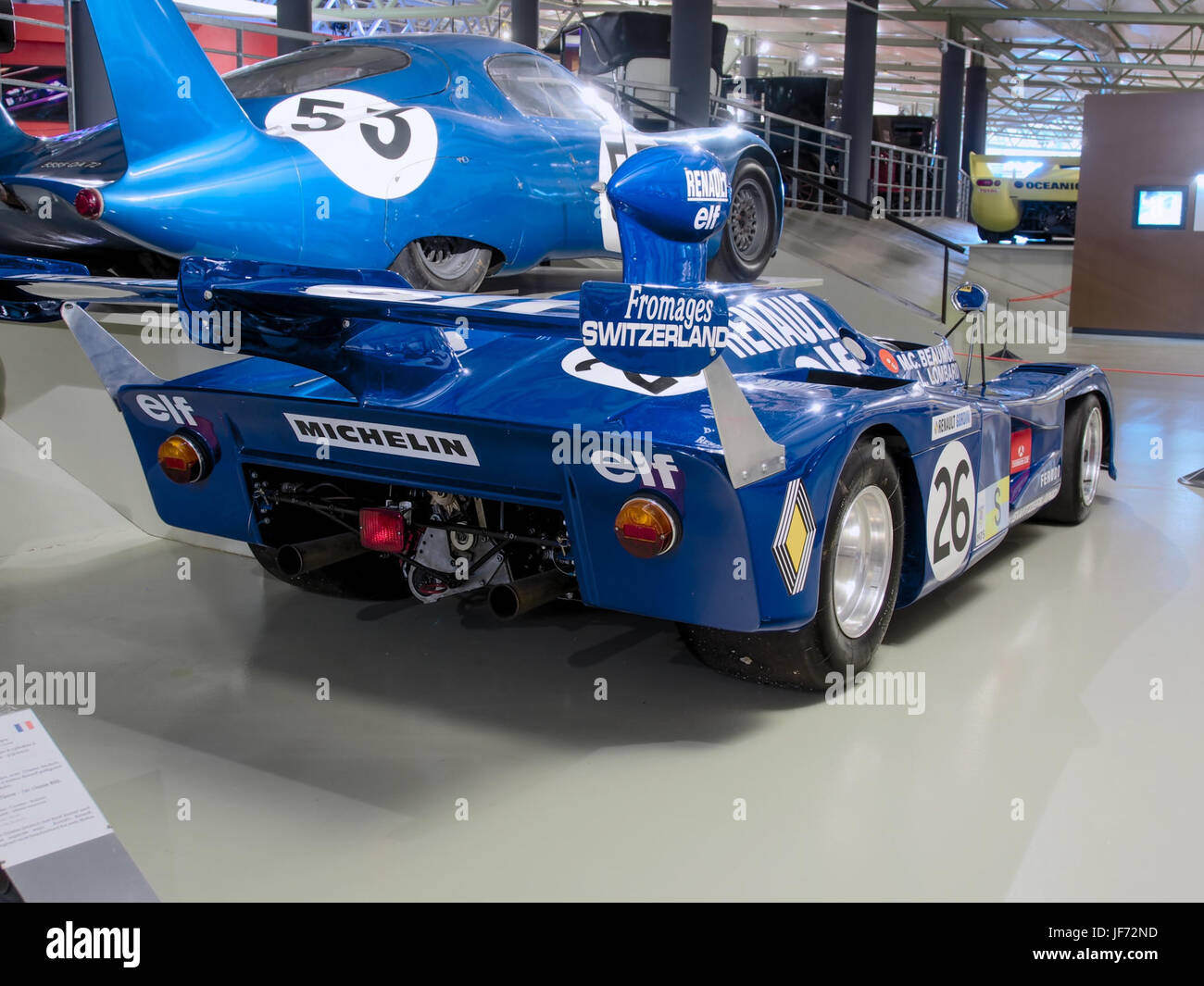 1975 Alpine Renault A441, a high-performance racing car powered by a ...